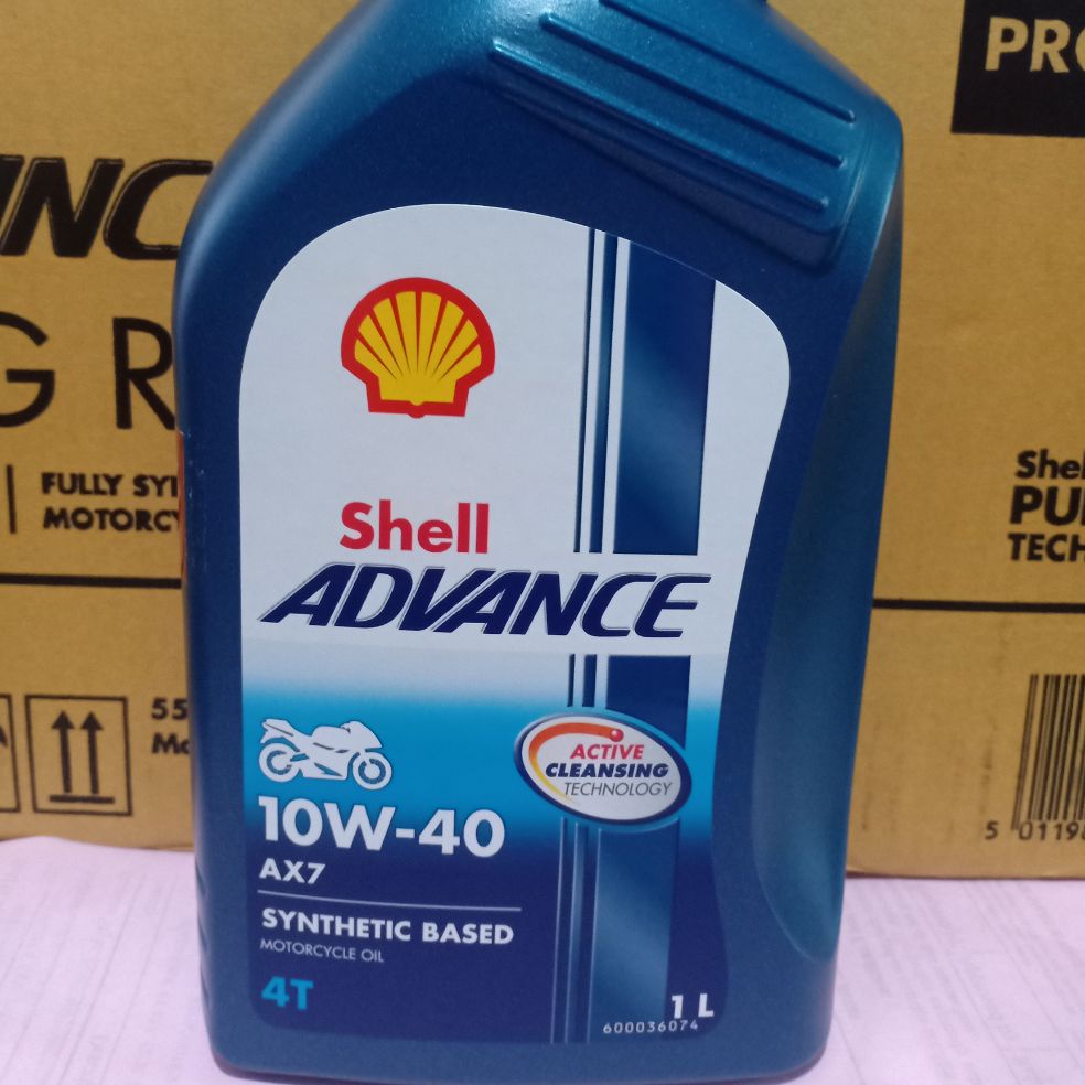 SHELL ADVANCE AX7 ENGINE OIL LITER | Shopee Philippines