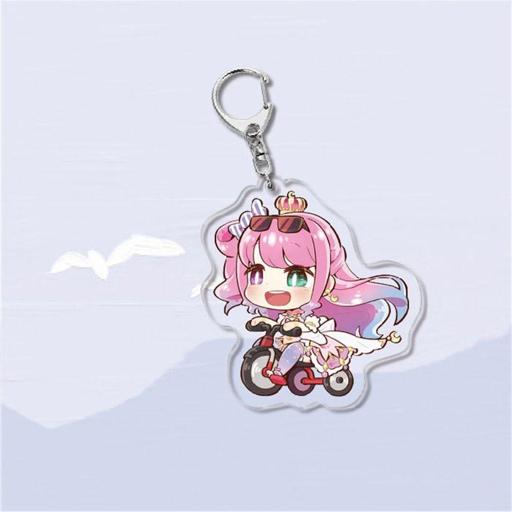 ELMER1 Hololive Key Chain 6cm Kawaii Ookami Mio Murasaki Shion Watson ...