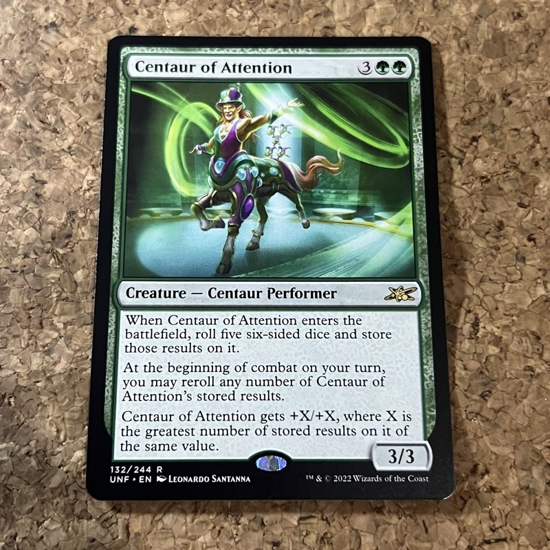 CENTAUR OF ATTENTION | CENTAUR PERFORMER | UNFINITY UNF | GREEN | MTG ...