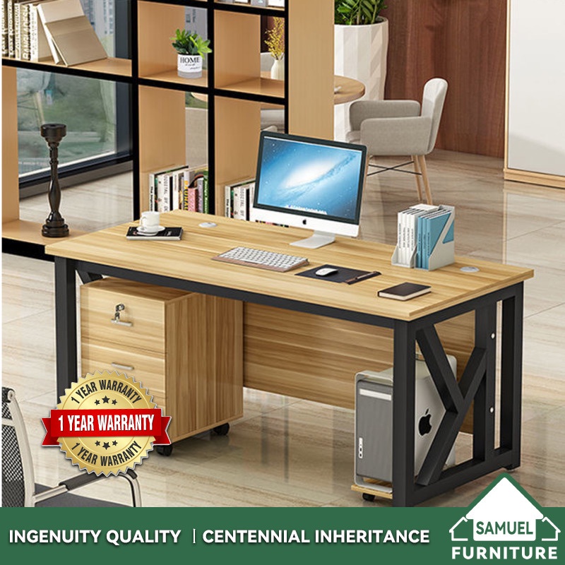 SAMUEL Office desk boss manager staff desk simple computer desk writing ...