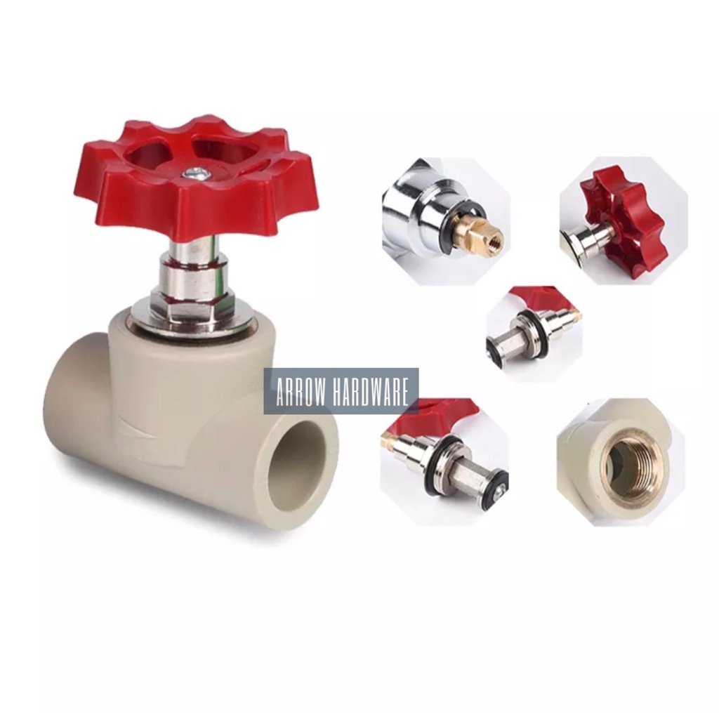 Happy PPR Gate Valve 1/2" PE Water Pipe Valve | Shopee Philippines
