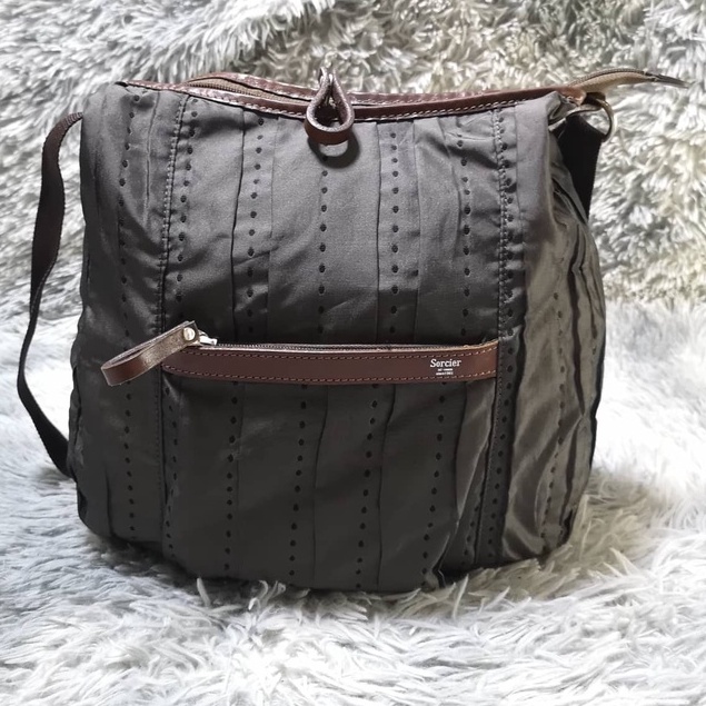 Sorcier 1961 Semi Leather Two Way Backpack & Shoulder Bag. | Shopee ...