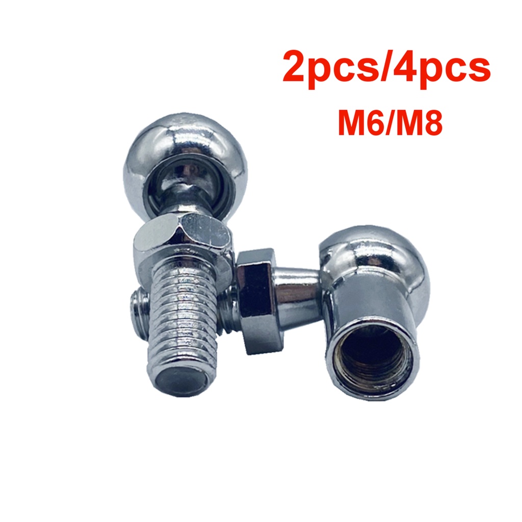 M6/M8 Universal Gas Strut Connectors Rod End Fitting Ball Joint Valve ...