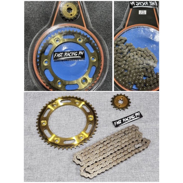 CRF XR 150 SPROCKET CHAIN SET GOLD CHAIN 428 CRF150 XR125 XR150 ...