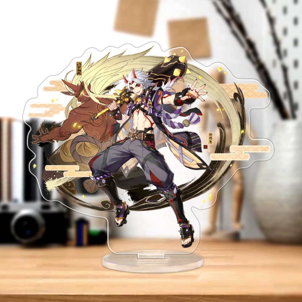 Standee Model With Super Cool Arikito itto Character Printed in genshin ...