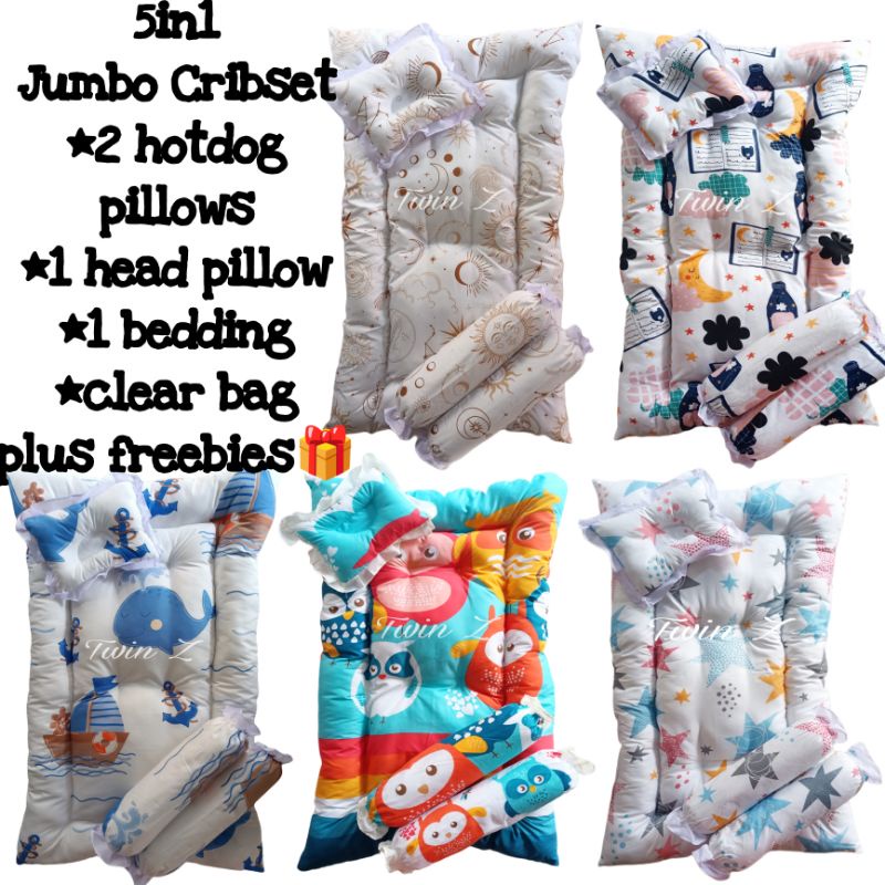 Baby Comforter set | Jumbo Cribset | Mattress | Pillow set | Newborn ...