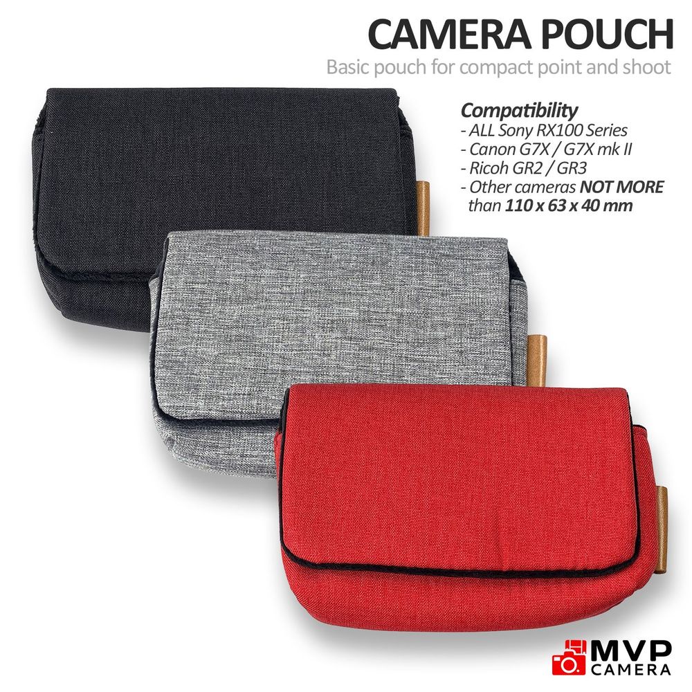 Camera Pouch for Point and Shoot RX100 Series GR2 GR3 G7X G9X G7X2 ...