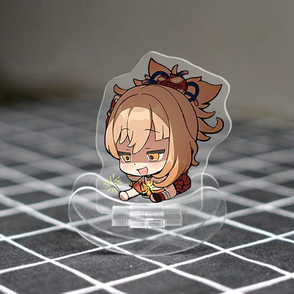Standee mica Shaking With Yoimiya chibi Image in Genshin impact Desk ...