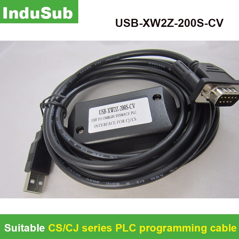 YY Compatible USB-XW2Z-200S-CV Programming Cable CS CJ HMI RS232 CQM1 ...