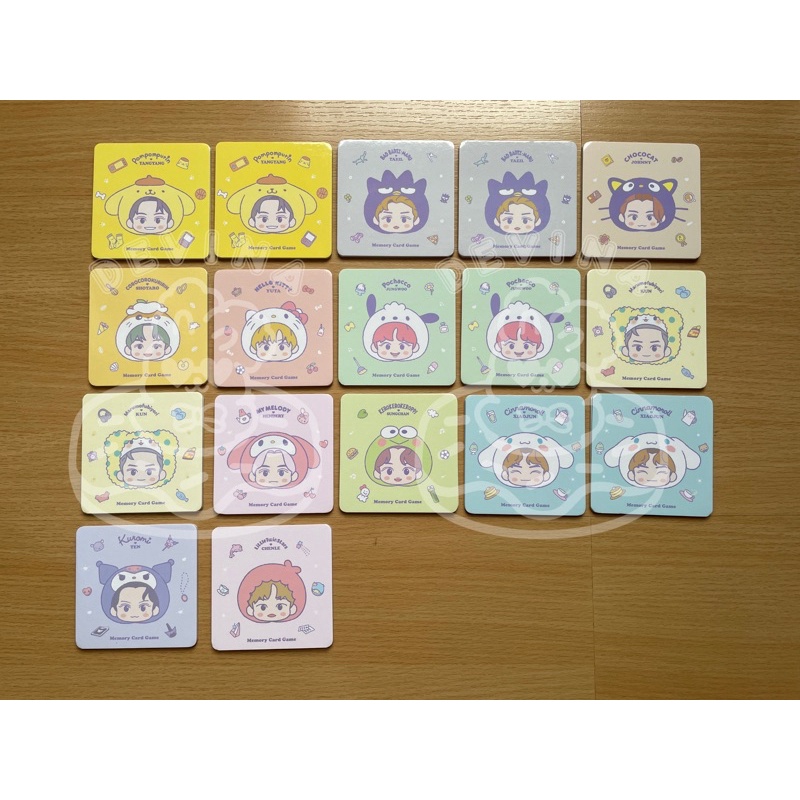Photocard NCT X Sanrio Memory Game Card Set Sharing Yangyang Taeil ...