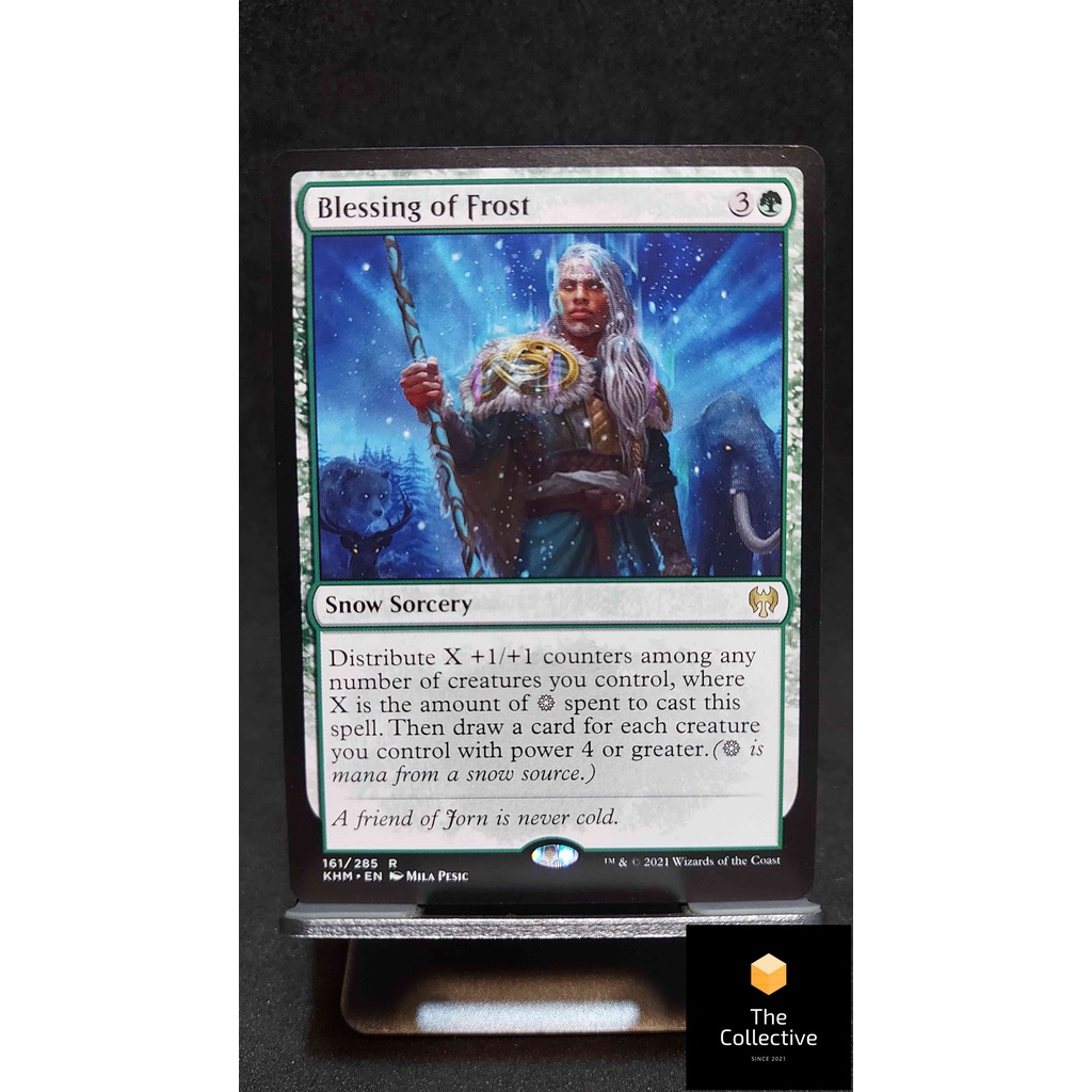 Magic the Gathering - MTG Card Game - Blessing of Frost - KHM [GREEN ...