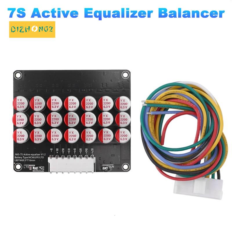 7S Active Equalizer Balancer Lifepo4 Lipo LTO Battery Energy Equalization BMS Board | Shopee ...