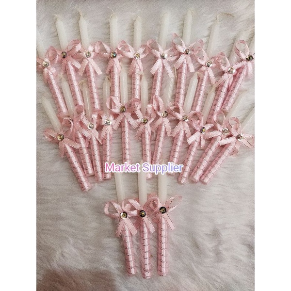 Candle For Christening/Debut/Birthday/Or any Occasion With Motif/mini ...