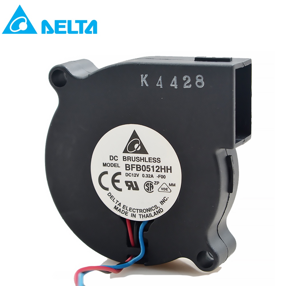 For Delta BFB0512HH 5015 12V 0.32A 50 X 50 X 15mm turbo fan centrifugal ...