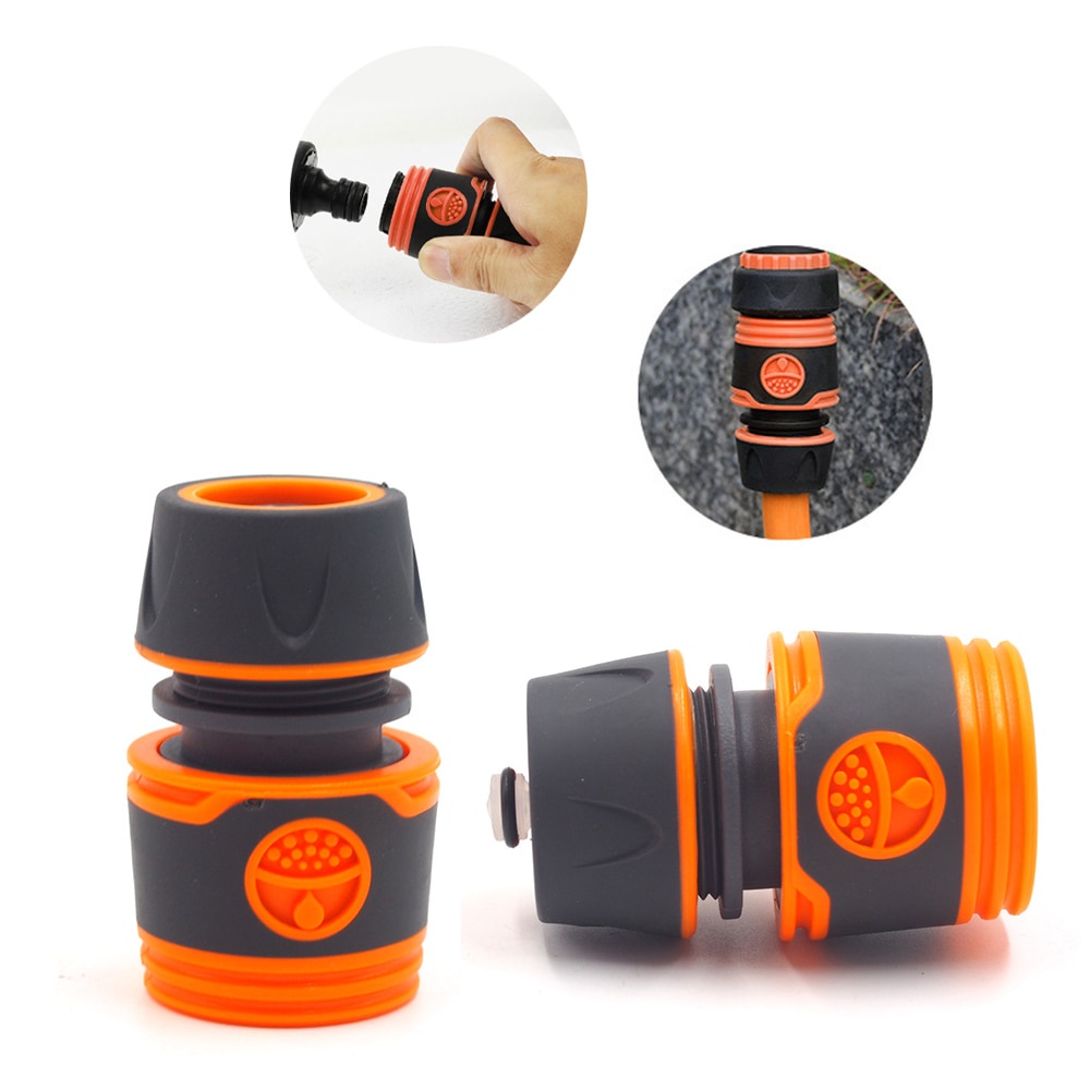 1Pcs 4points Quick Water Connector To Connect 1/2 Inch Hose Garden Lawn ...