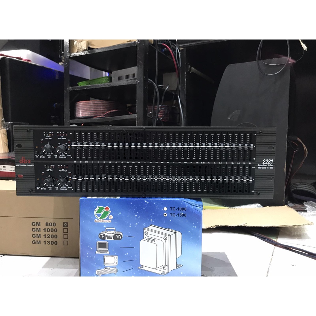 DBX 2231 (Original) Graphic Equalizer/Limiter with Type III | Shopee ...