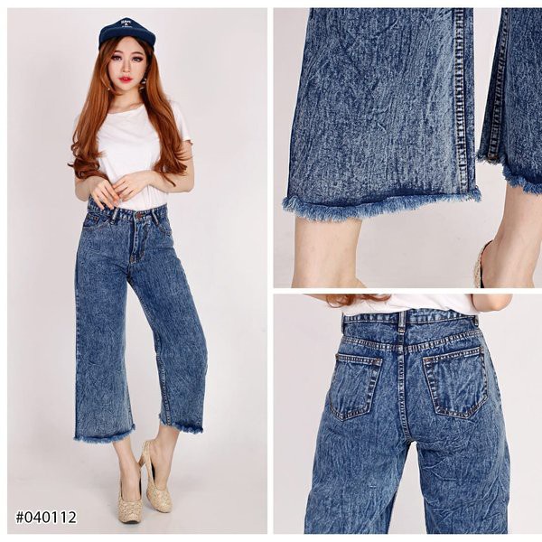 Highwaist Snow BLUE Jeans (27-34) Premium Thick Snow Acid/HW Pants ...