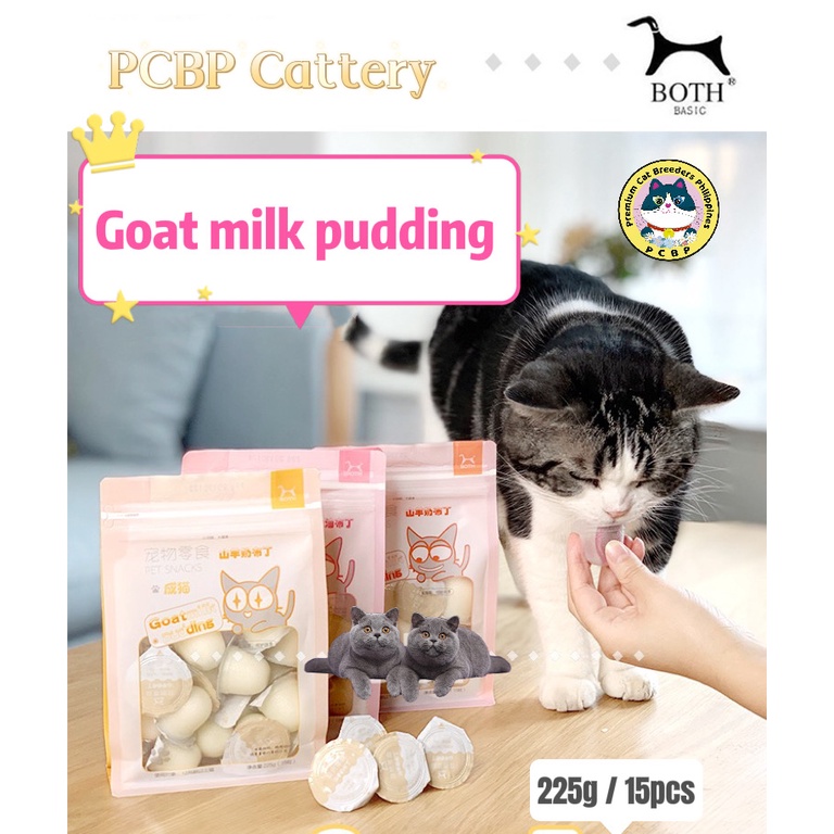 Goat milk Pudding Cats dogs treats wet food kitten & adult cat fish oil ...