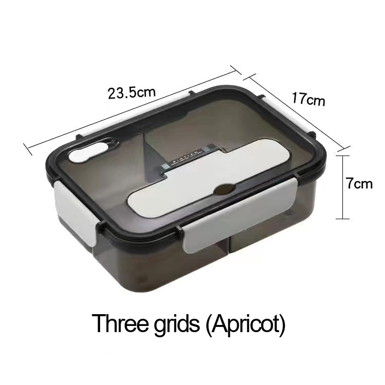 Lunch Box with Fork Spoon Portable Lunch Box Sealed Insulation ...
