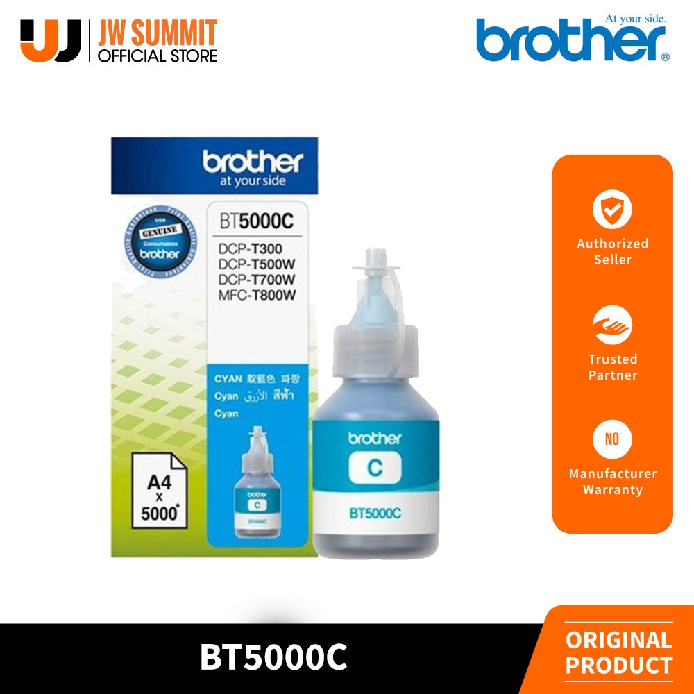 Brother BT5000C Genuine Ink Bottle (Cyan) | Shopee Philippines