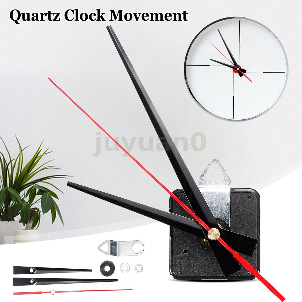 DIY Quartz Silent Clock Movement Mechanism Module Hour Minute Second ...