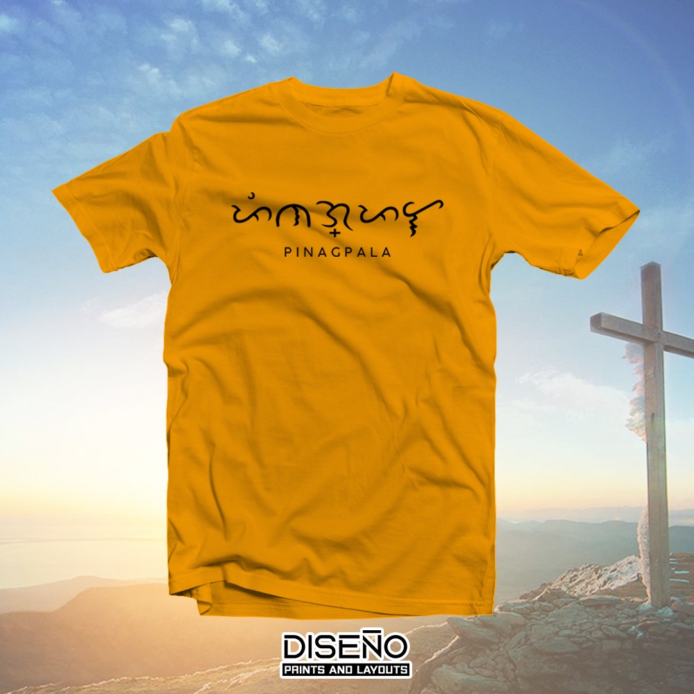 Pinagpala (Blessed) Christian Gospel Baybayin T-Shirt | Shopee Philippines