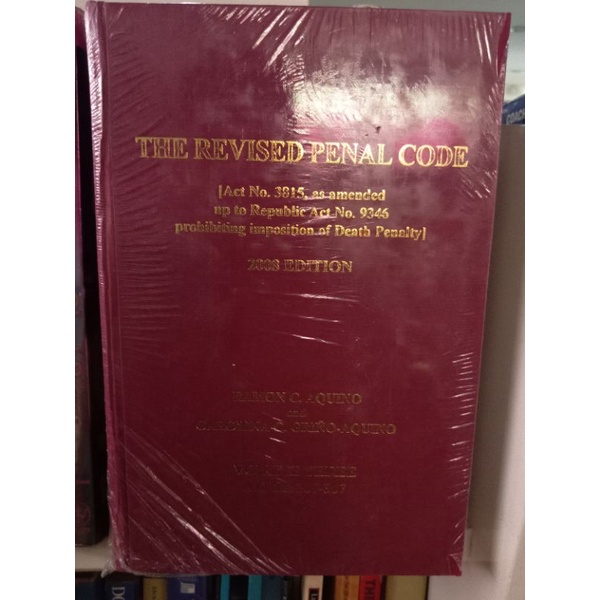 THE REVISED PENAL CODE H.C BNEW | Shopee Philippines