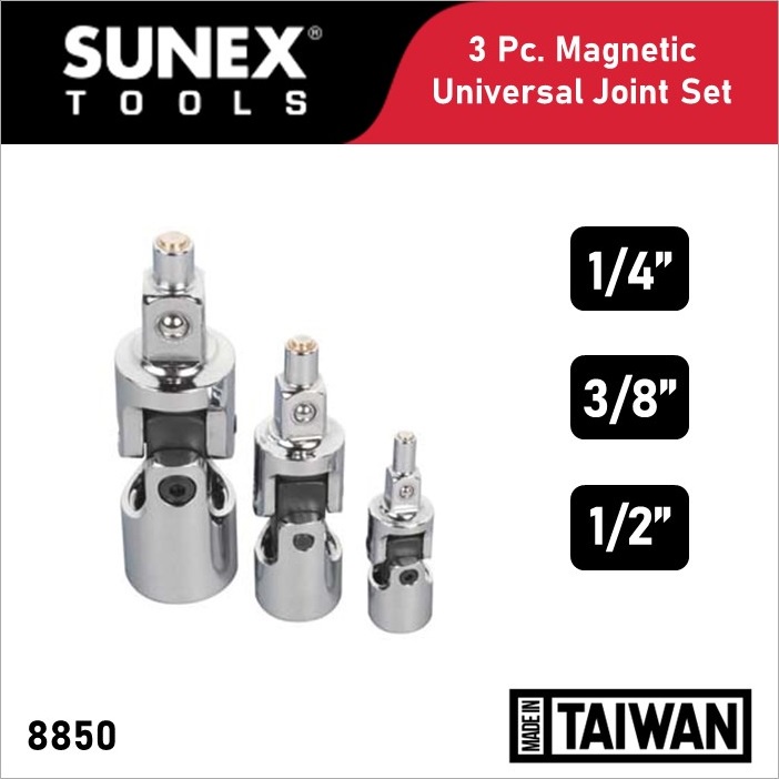 Sunex 3-piece Magnetic Universal Joint Set - 8850 | Shopee Philippines