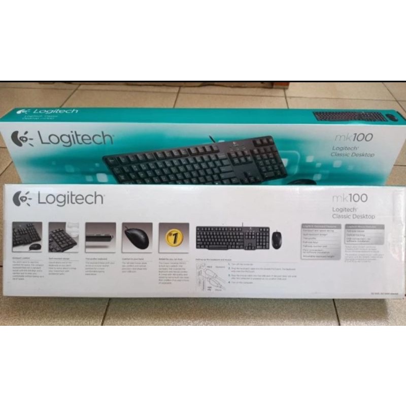 Logitech mk 100 keyboard mouse | Shopee Philippines