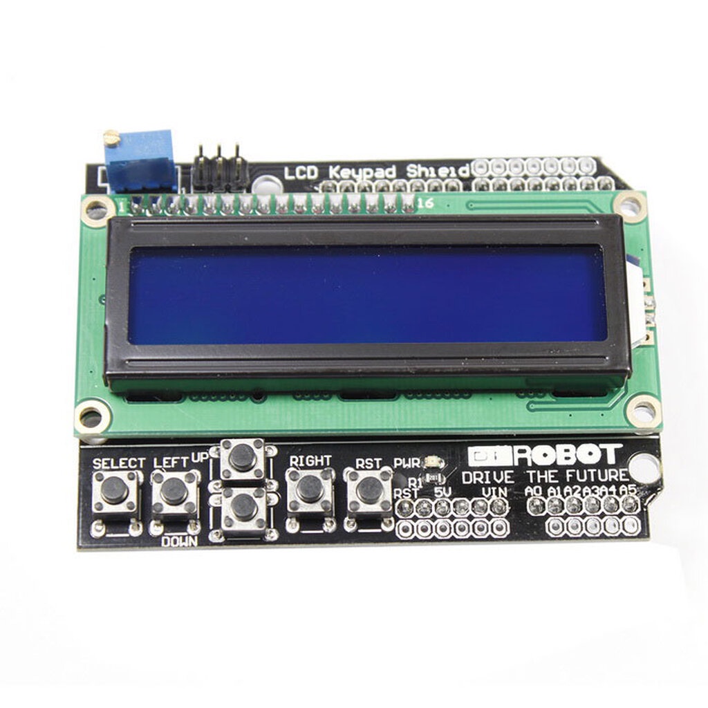 Arduino LCD 1602 KeyPad Shield 16-Line Character 2-Line Display With | Shopee Philippines