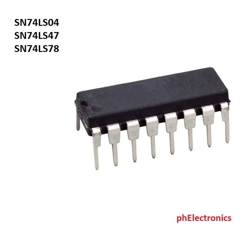 1pc Logic ic SN74LS04 SN74LS47 SN74LS48 logic IC DIP14 DIP16 74ls245 | Shopee Philippines