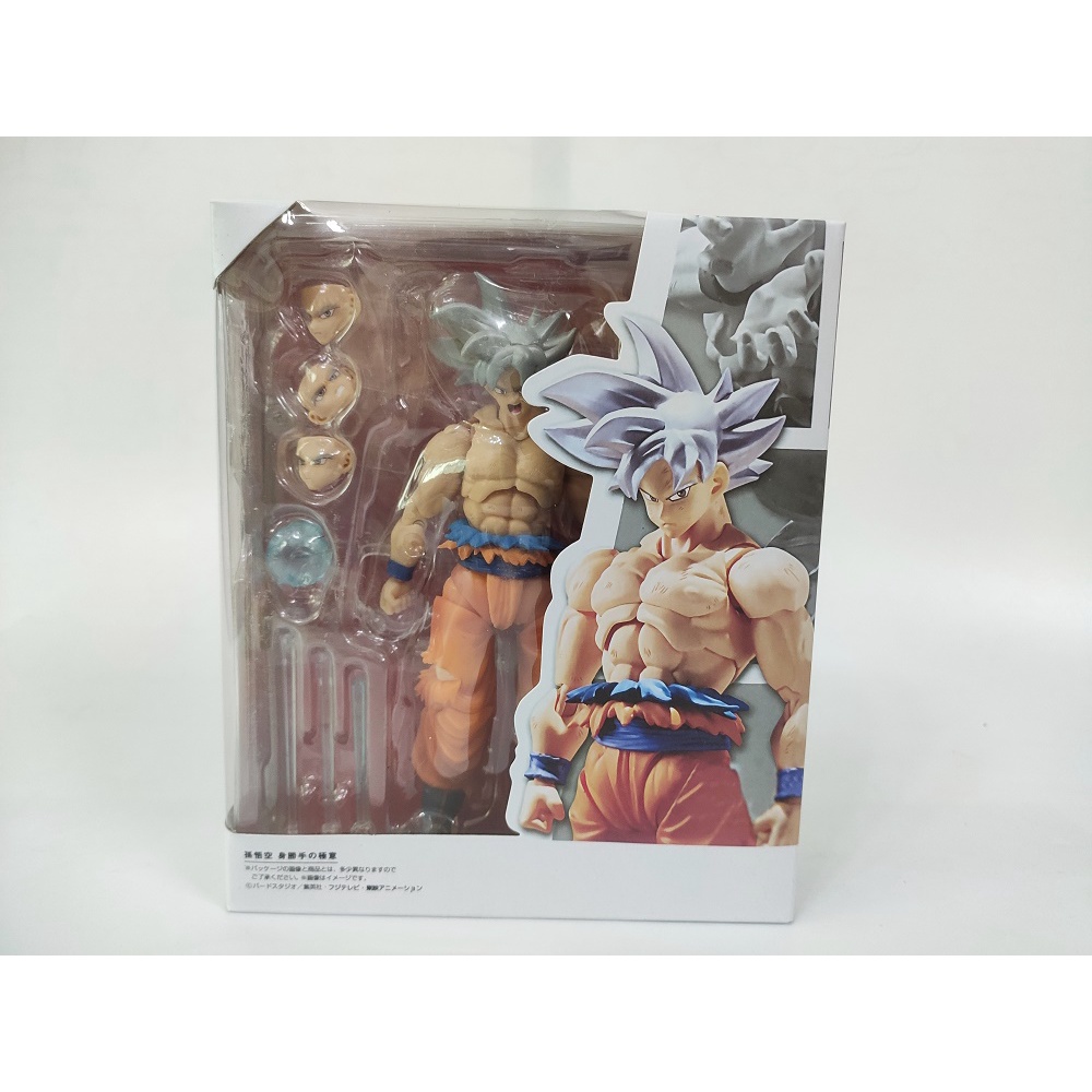 Anime Dragon Ball Z SHF Son Goku Ultra Instinct PVC Action Figure Toy ...