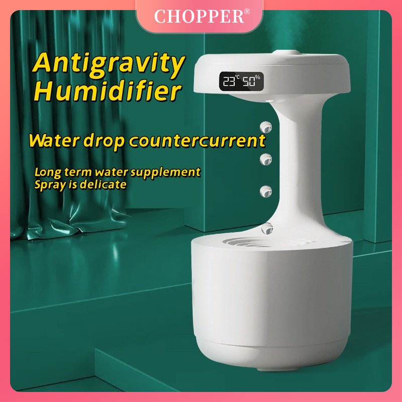 New Anti Gravity Water Drop Countercurrent Humidifier USB Heavy Fog ...