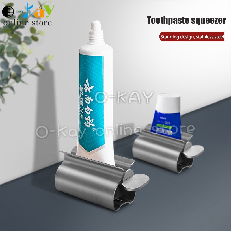 O-KAY Stainless Steel Toothpaste Squeezer Portable Multi-function ...