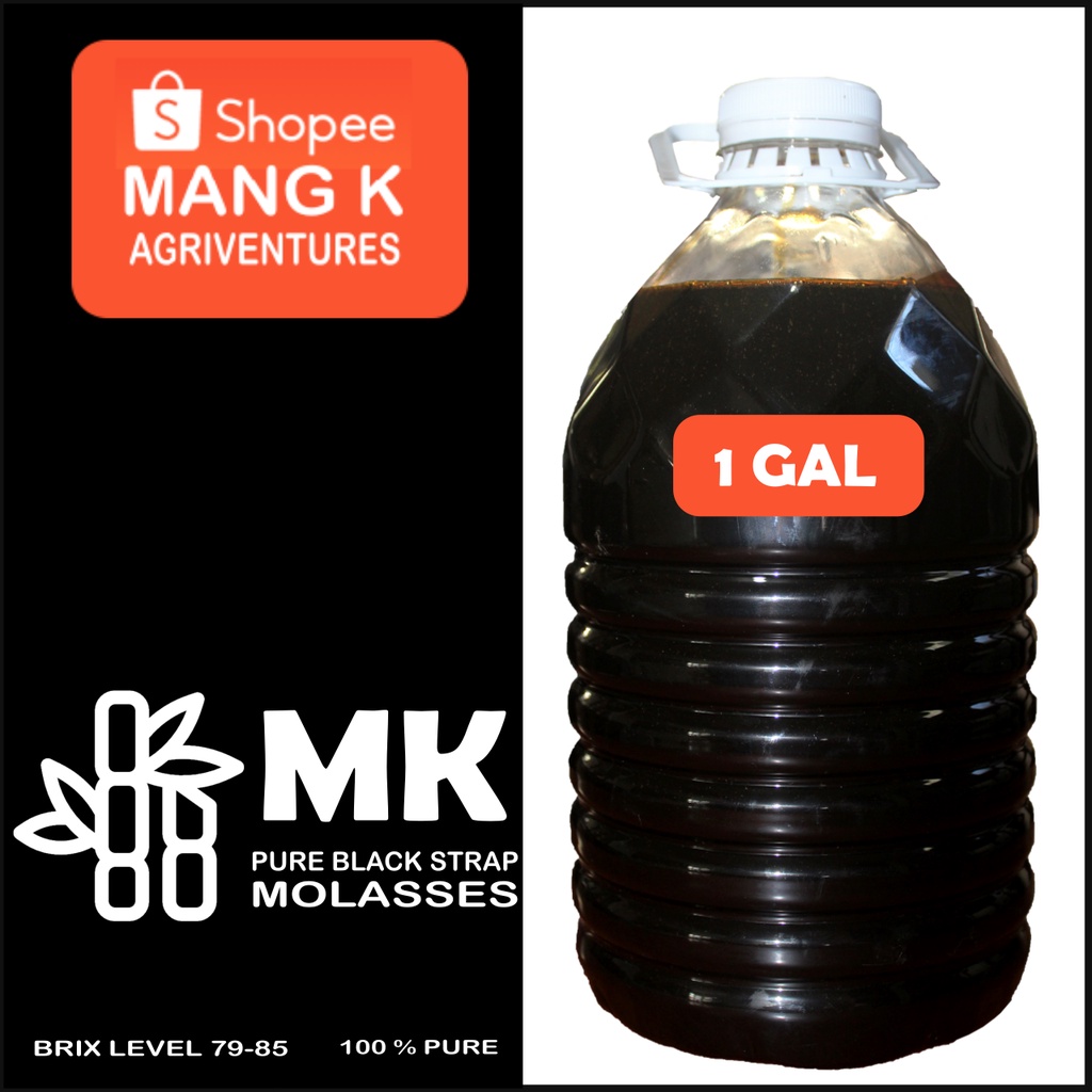 PURE BLACK STRAP MOLASSES 5kg |1 GALLON| | Shopee Philippines