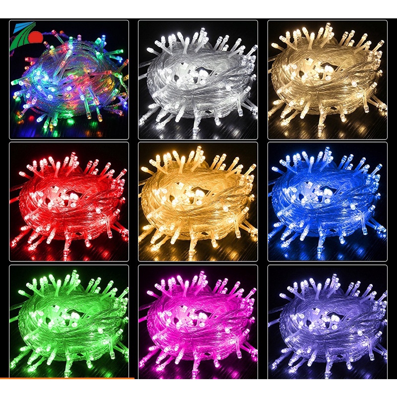 100 LED 10M String Christmas Lights Indoor Outdoor Party Light Decor ...
