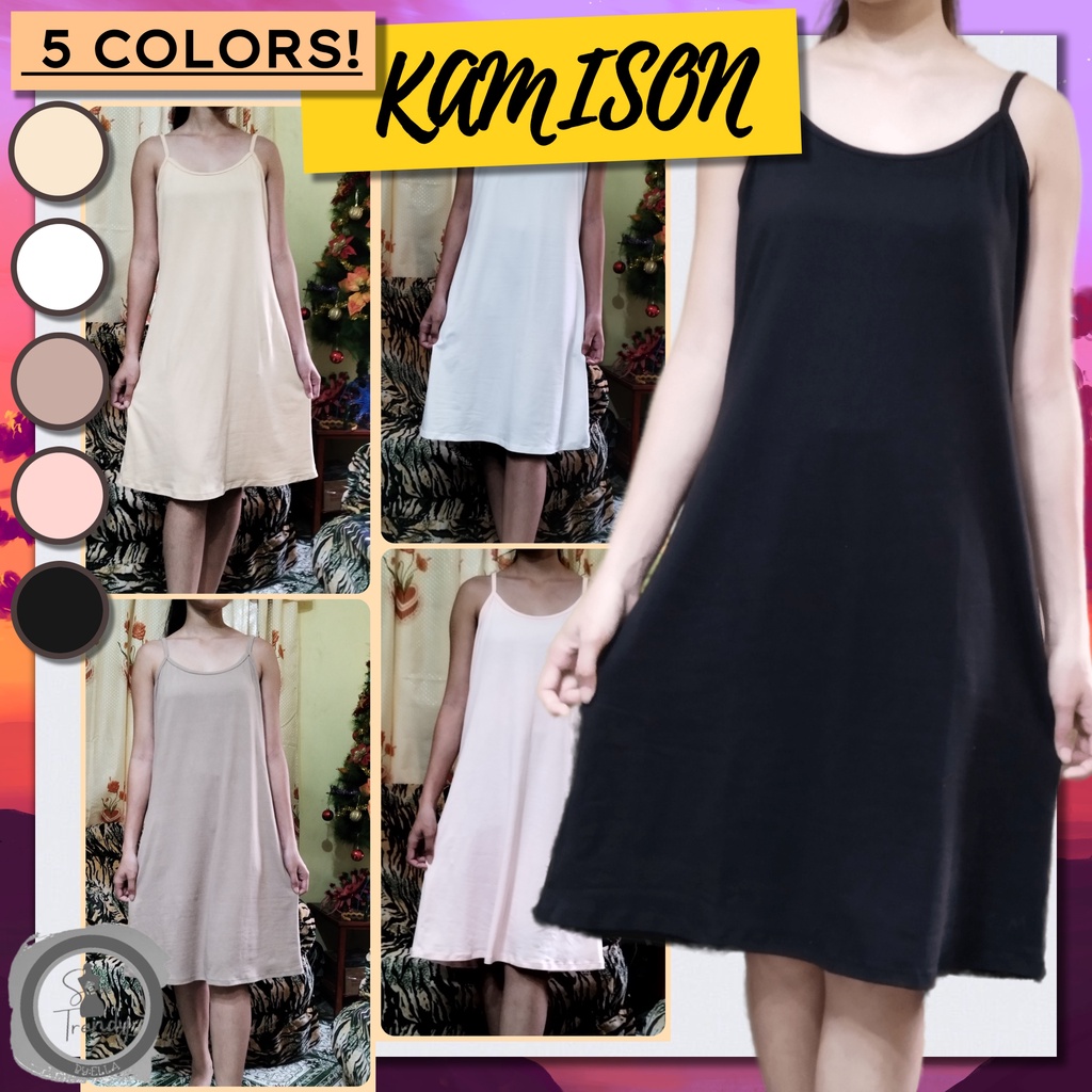 Soft Long Kamison Dress Camisole for Ladies | S-M / L-XL / 2XL-3XL ...