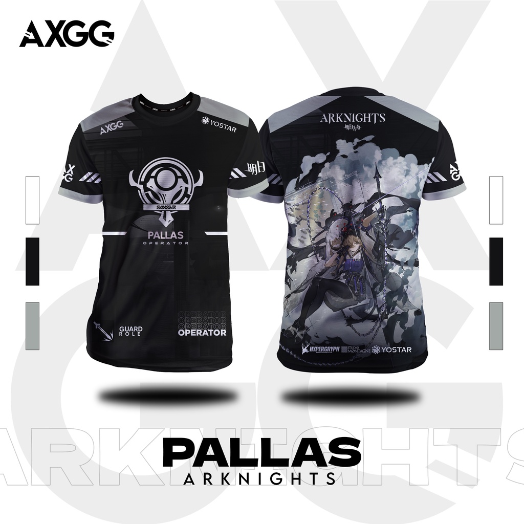 AXGG " Arknights - Pallas " Gaming Shirt | Shopee Philippines