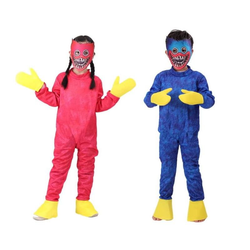 Hot poppy playtime costume halloween / cosplay huggy wuggy monster ...