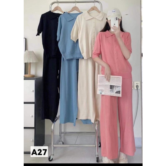 Bangkok Premium Knitted Terno(S-XL) | Shopee Philippines