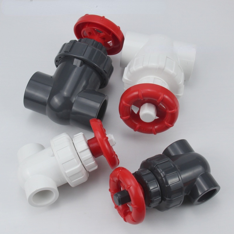 [AZY] UPVC Gate Valve Plastic PVC Flow Control Precise Regulating ...