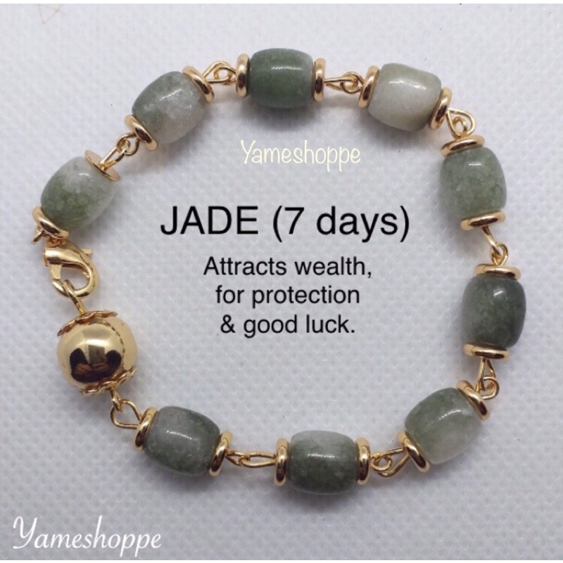 10K Jade 7days Best Seller Lucky Charm Bracelet for Women Attracts ...