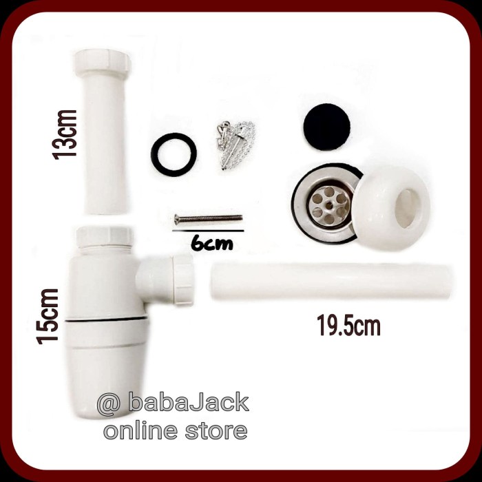 Pvc Siphon Washtafel Plastic Bottle Siphon Anti Odor Sink Water Drain ...