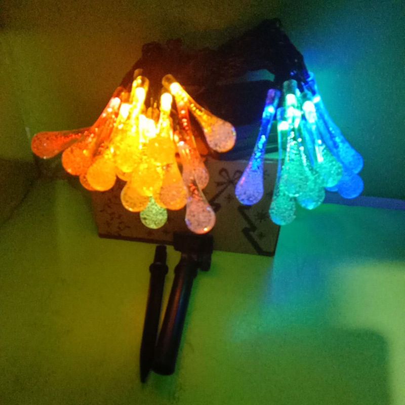 GT SOLAR LED STRING LIGHTS (RAIN DROP) | Shopee Philippines
