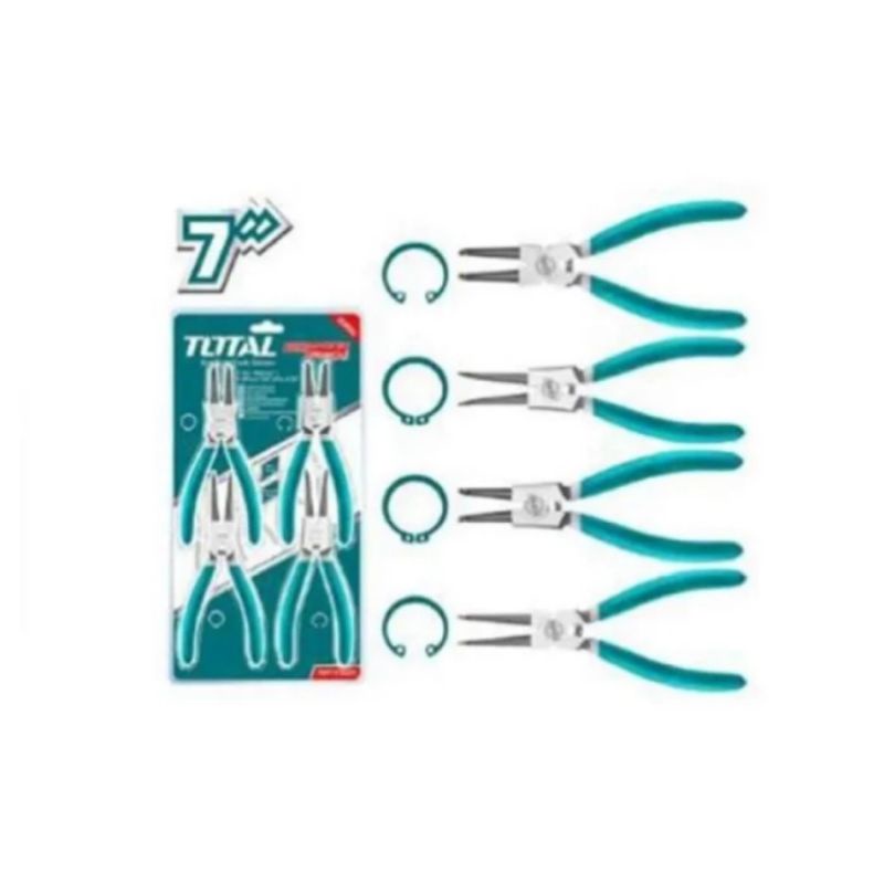 Total 4 Pcs Circlip Pliers Set 7 Inch Snap Pliers Ring Set Shopee