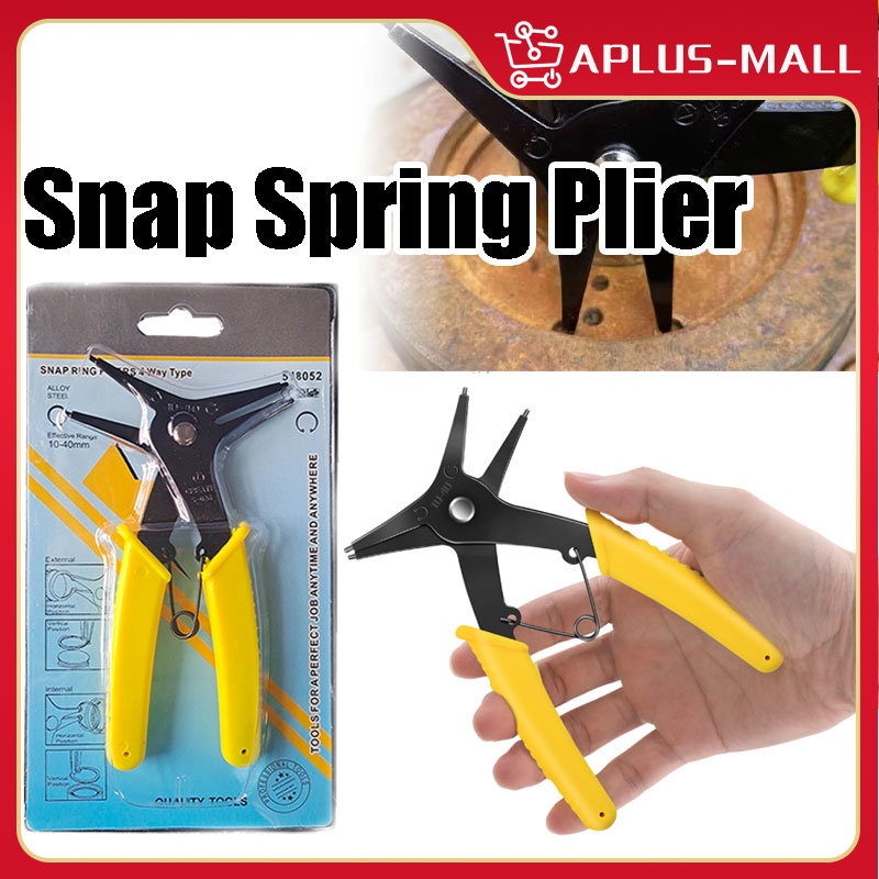 2-in-1 DIY Snap Spring Ring Circlip Plier Circlip Removal Install Plier ...