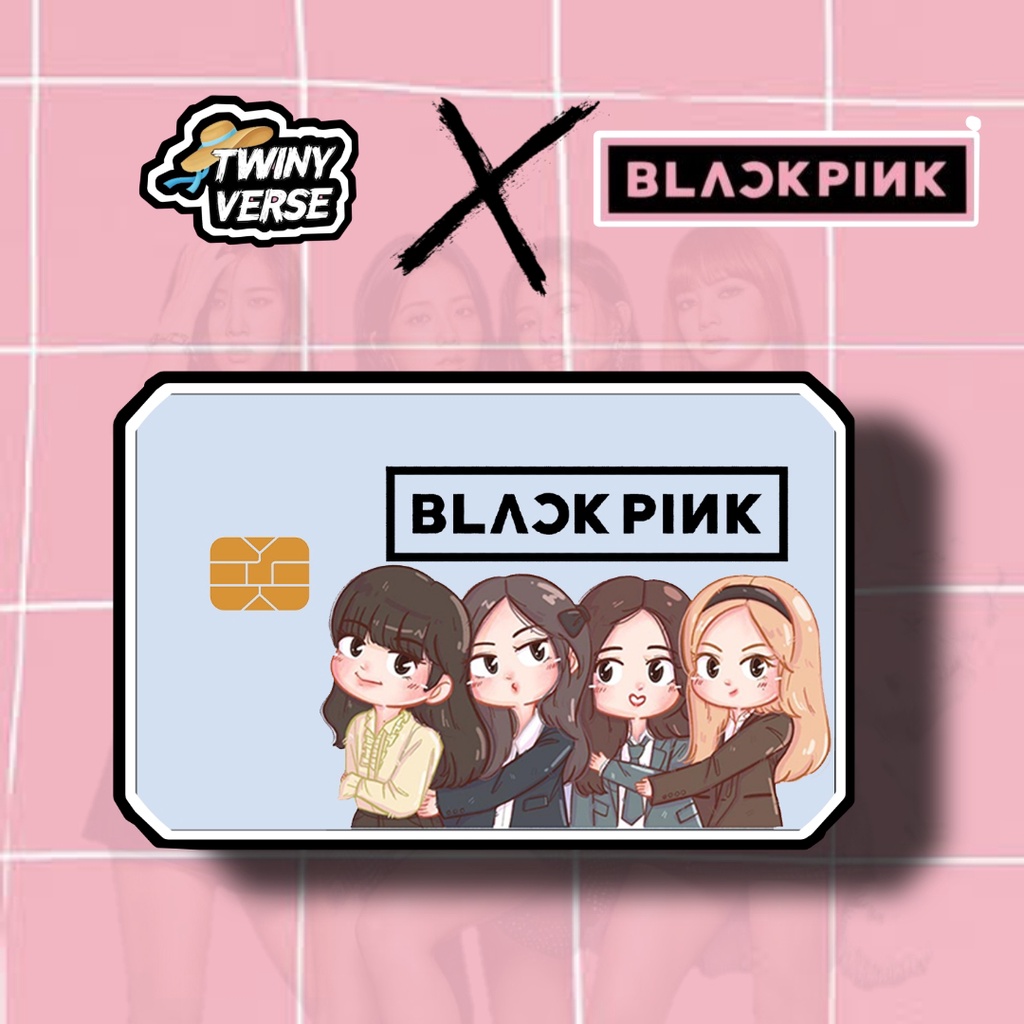 Black Pink Atm Card Sticker (Chibi) | Shopee Philippines