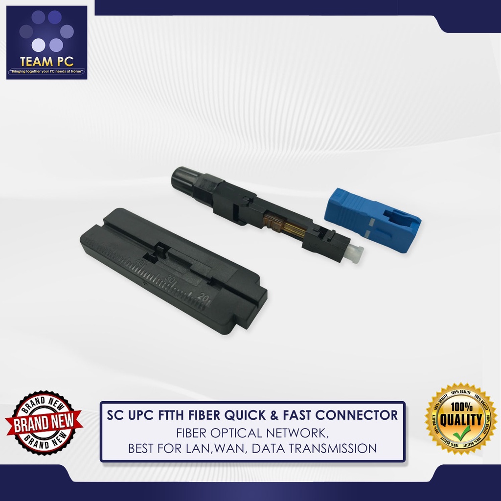SC UPC FTTH FIBER QUICK & FAST CONNECTOR, FIBER OPTICAL NETWORK, BEST ...