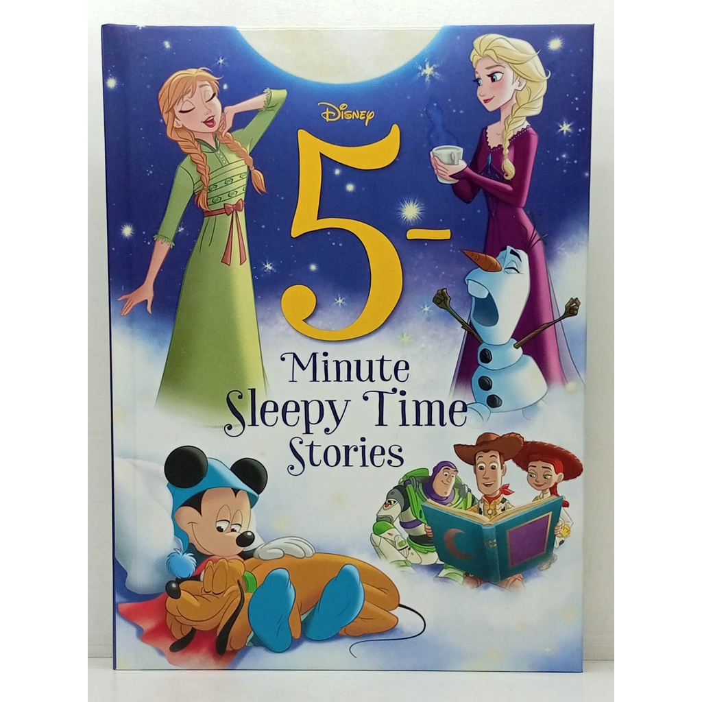 DISNEY: 5 - MINUTE SLEEPY TIME STORIES (HARDCOVER)(PADDED COVER) BY ...