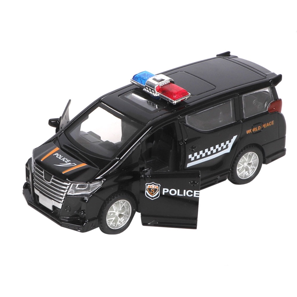 Twh 1:32 Scale Toyota Alphard Car Modification Police Car, Ambulance ...
